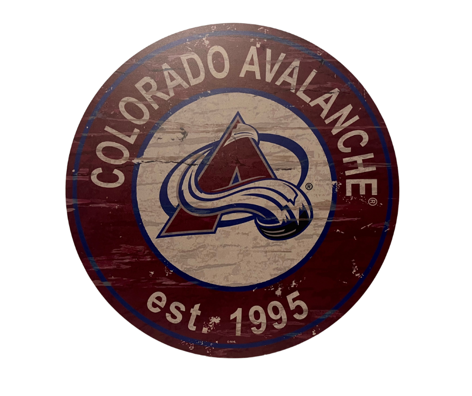 Colorado Avalanche Wood Sign – Ultimate Fan Zone