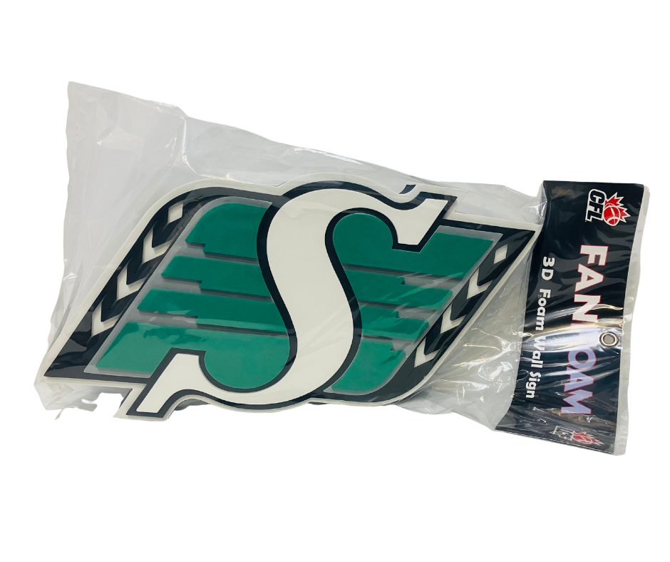 Saskatchewan Roughriders Fan Foam Wall Sign – Ultimate Fan Zone